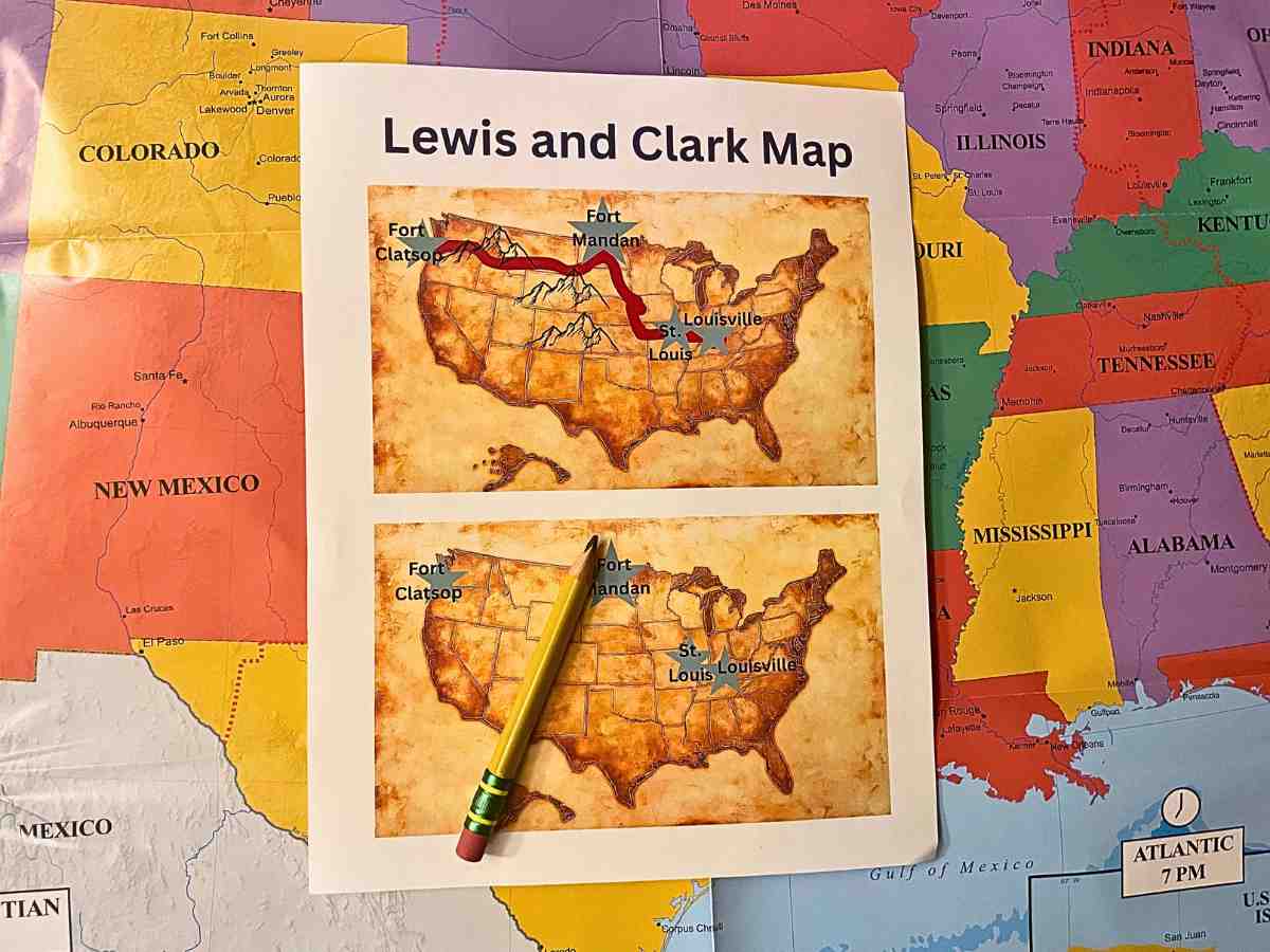 Lewis and Clark Activities for Young Kids - Gratefully Grounded